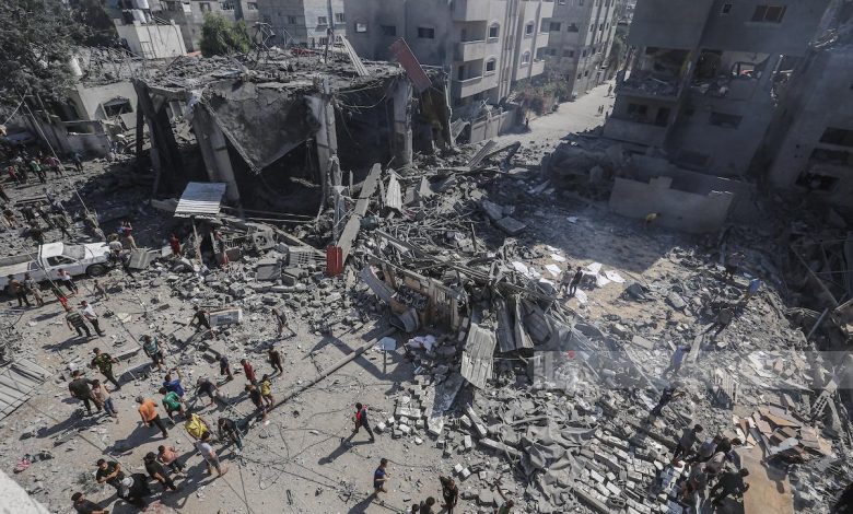 Mga martir at nasugatan sa pambobomba ng trabaho sa kampo ng Al-Maghazi ...