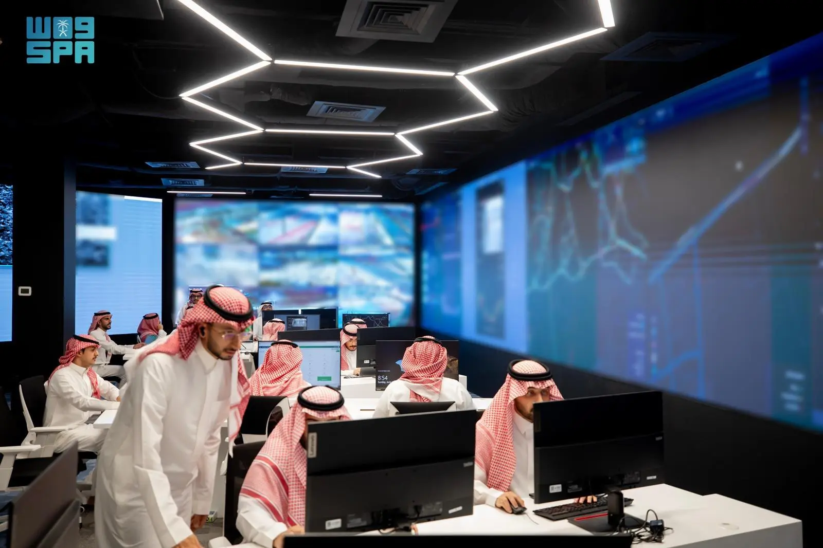 Sa teknikal na pagsasama sa pagitan ng SDAIA at ng Ministry of Interior, ang "Sawaher" ay isang ...