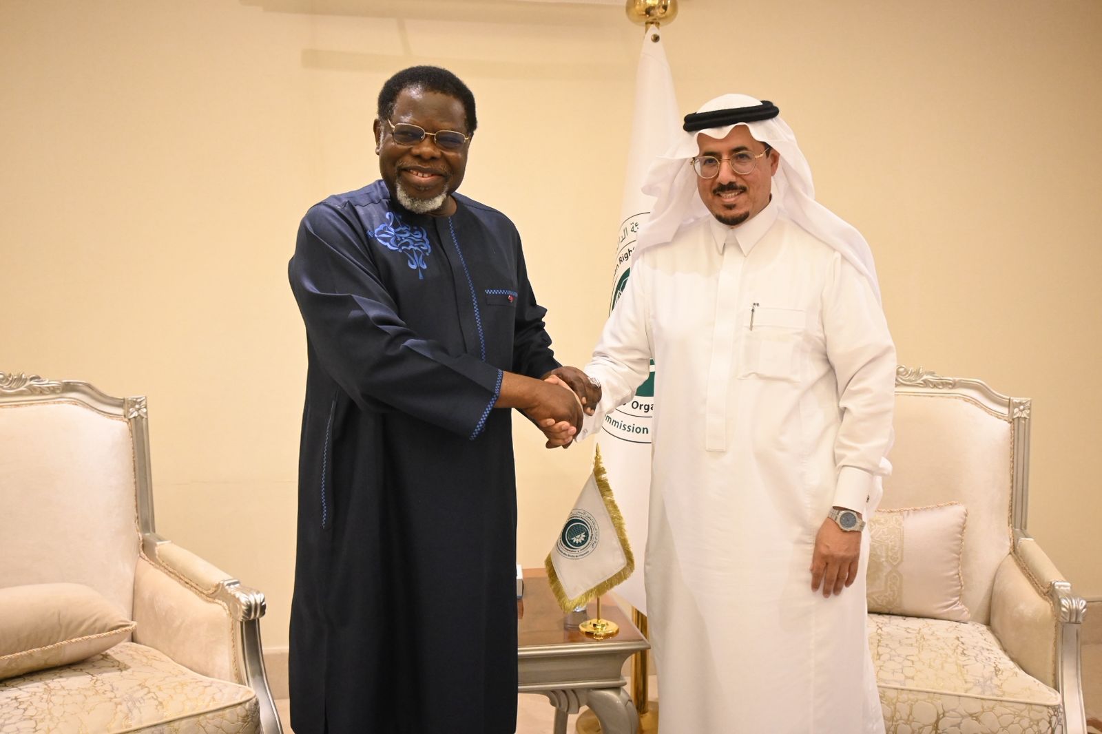 The Executive Director of the Human Rights Commission receives the ...