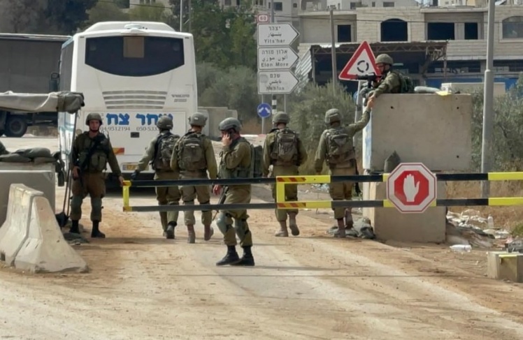 Israeli occupation forces intensify their military measures around ...
